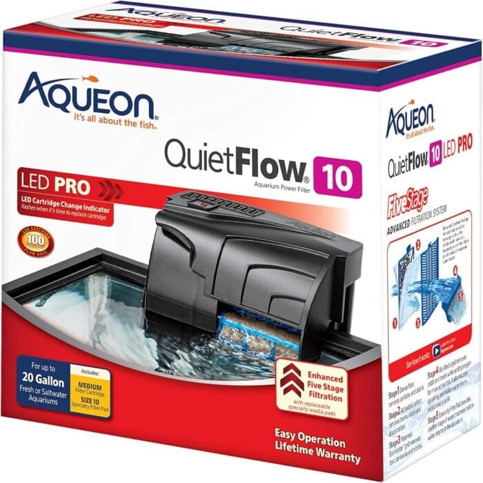 Aqueon QuietFlow Aquarium Power Filter Review: Is It Worth Your Money ...
